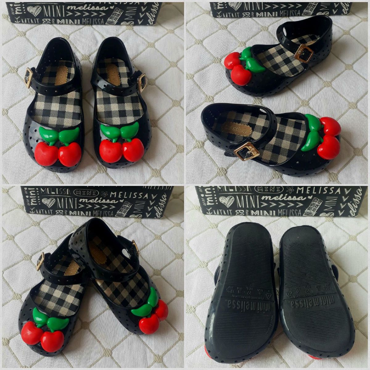 Mini Melissa Furadinha Cereja | Calçado Infantil para Meninas Melissa ...
