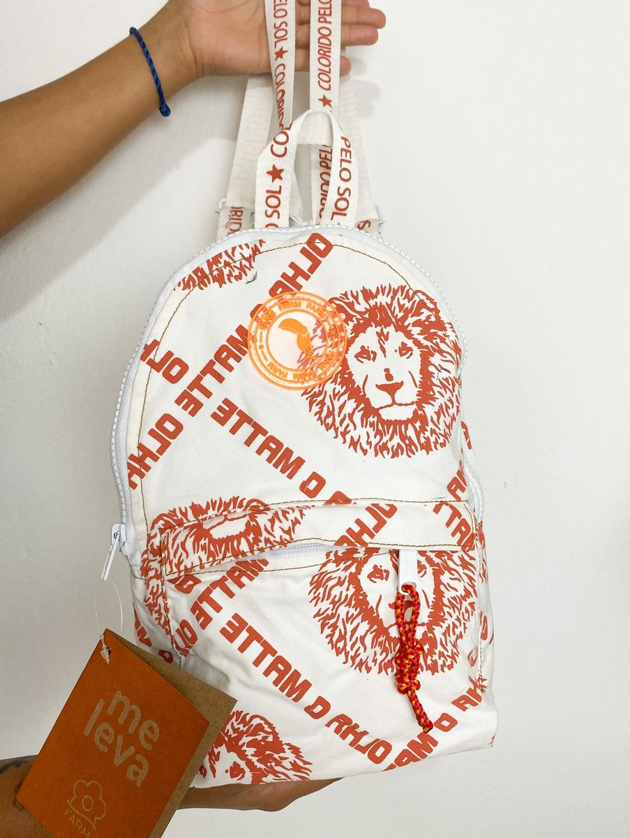 Mini Mochila Farm Matte Leão | Mochila Feminina Farm Nunca Usado ...