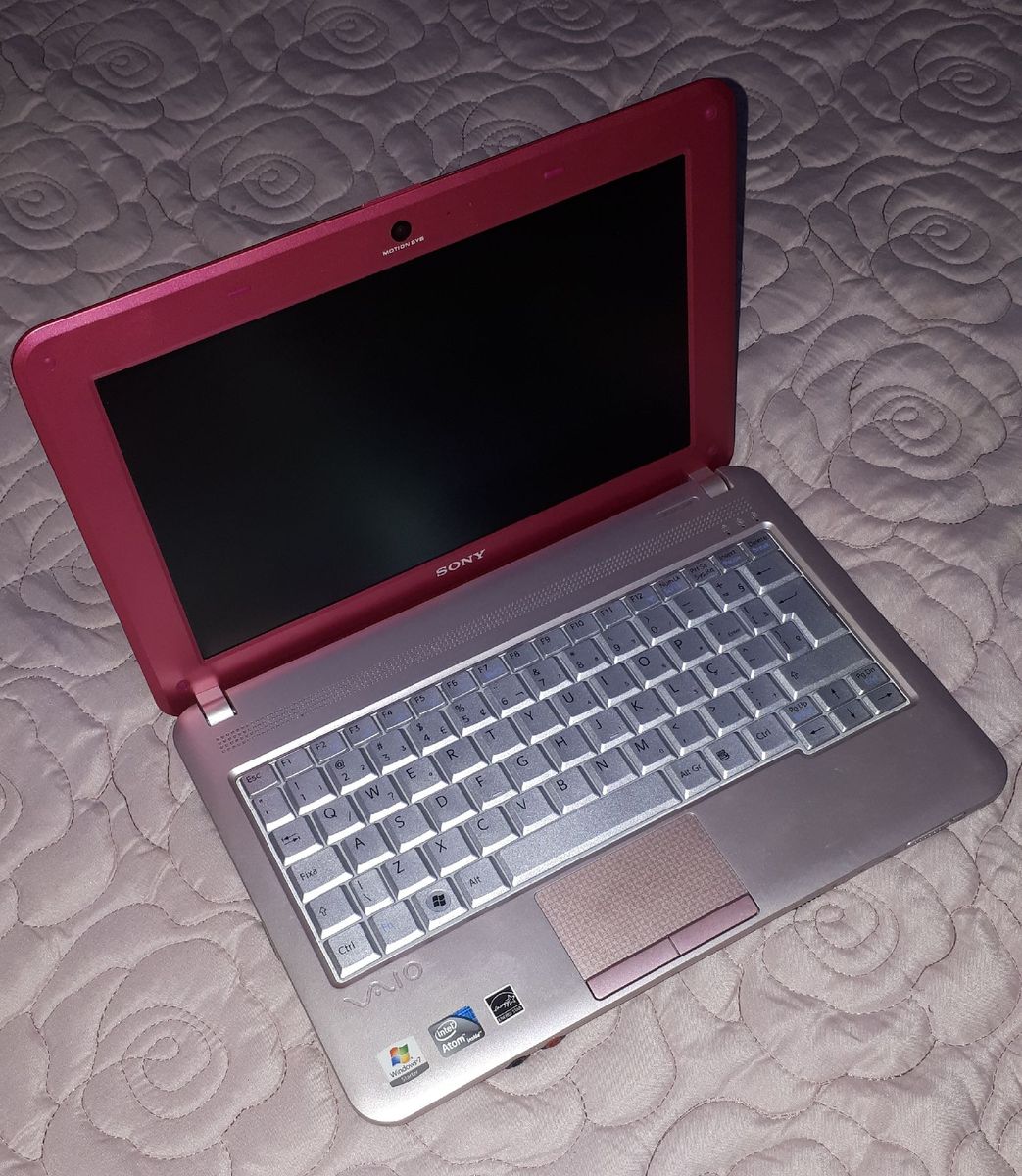 Mini Notebook Sony Vaio Rosa Pink | Computador Notebook Sony Usado ...
