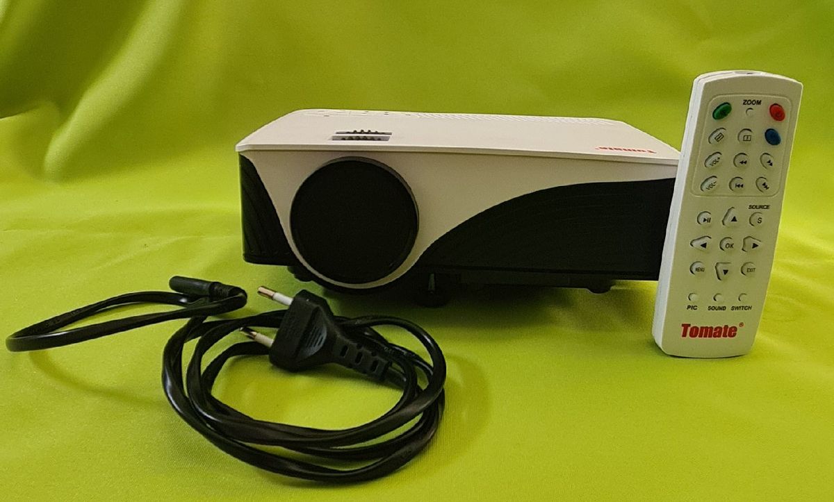 Mini Projetor Led Portátil Data Show Projetor Mpr | Item Info & Eletro ...