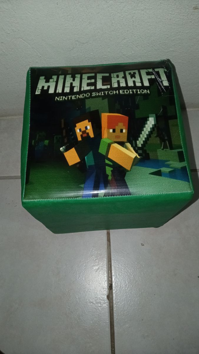 Mini Puf Minecraft para Crianças | Brinquedo para Bebês Usado 54099865 ...