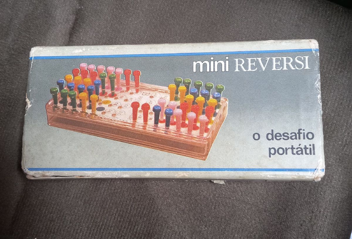 Mini Reversi Antigo Jogo Anos 80 | Jogo de Tabuleiro Grow Usado ...