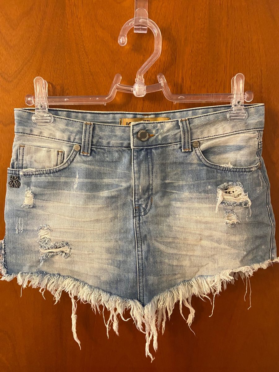 Mini Saia Jeans John John | Saia Feminina John John Usado 83727561 | enjoei