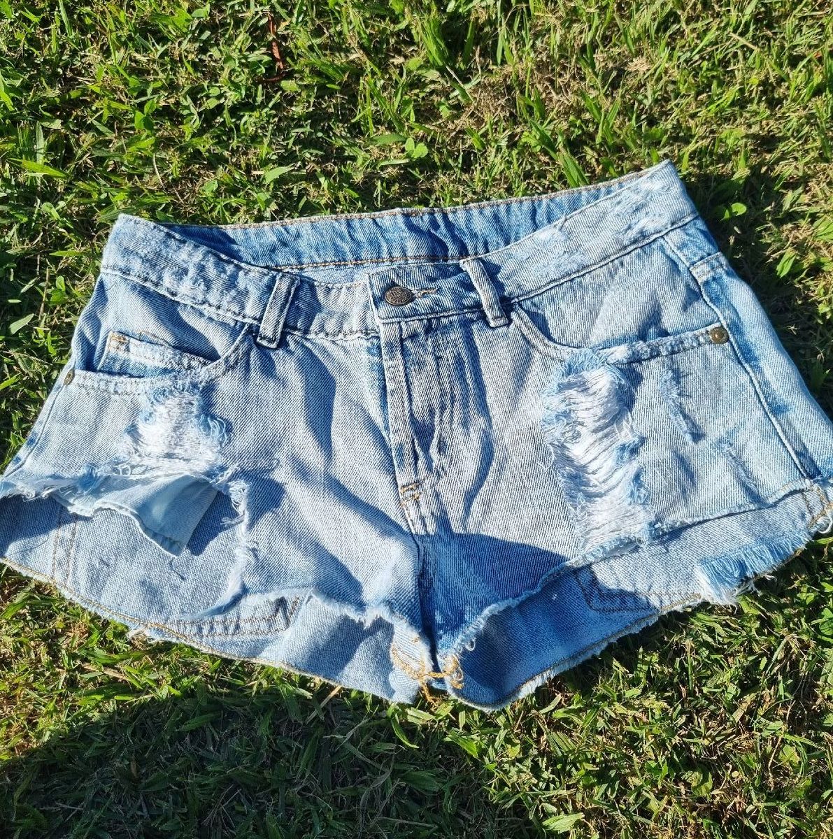 Mini Short Jeans Farm | Shorts Feminino Farm Usado 84702701 | enjoei