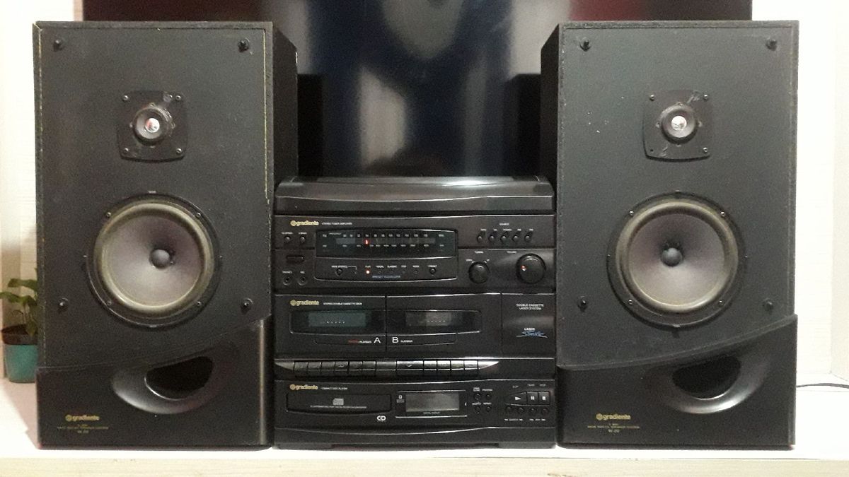 Mini System Gradiente Laser Strike com Problemas! | Produto Vintage e ...