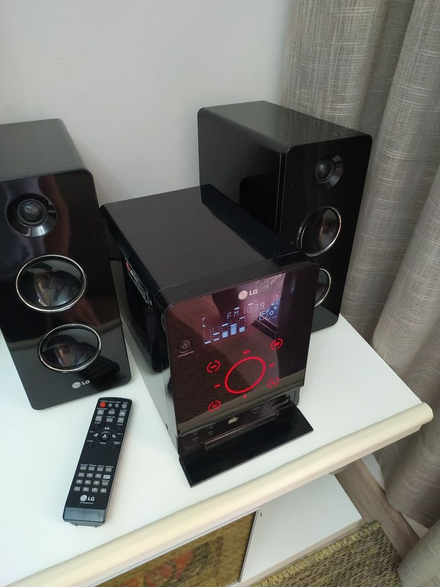 Mini System Lg Touchscreen Black Piano Perfeito Fa162 | Item de Música ...