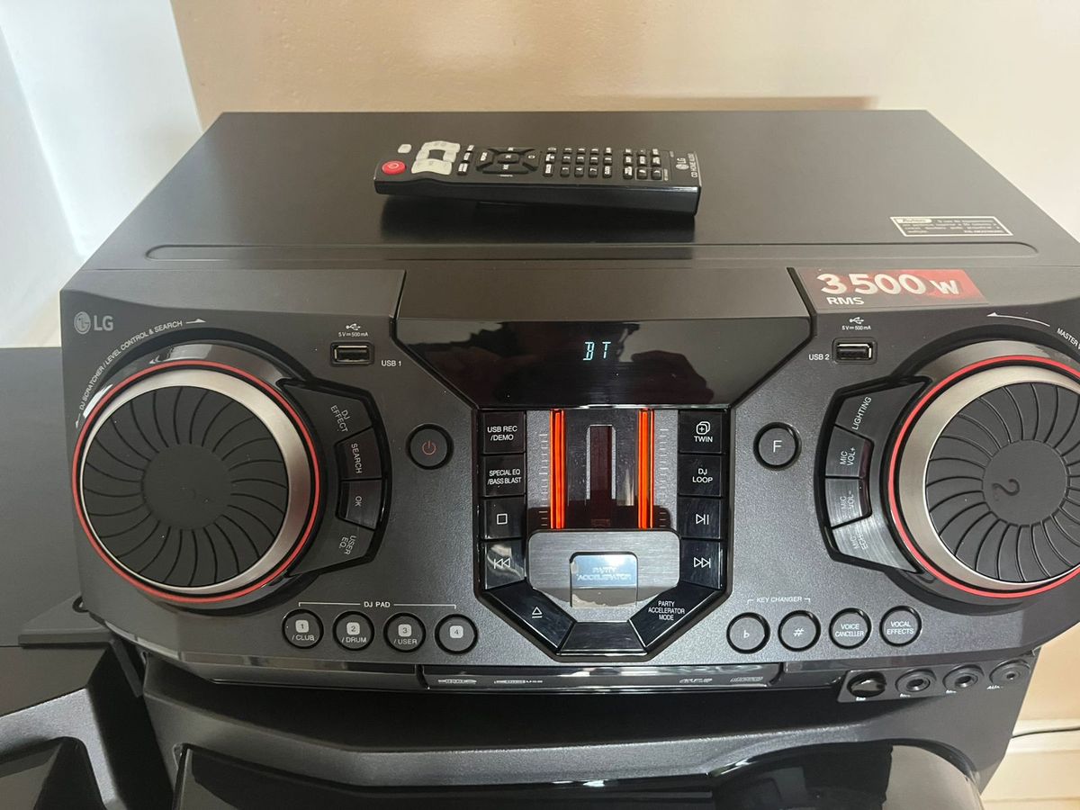 Mini System Lg Xboom 3500w Rms Cl98 Dj Set Karaokê Party Speaker | Item ...