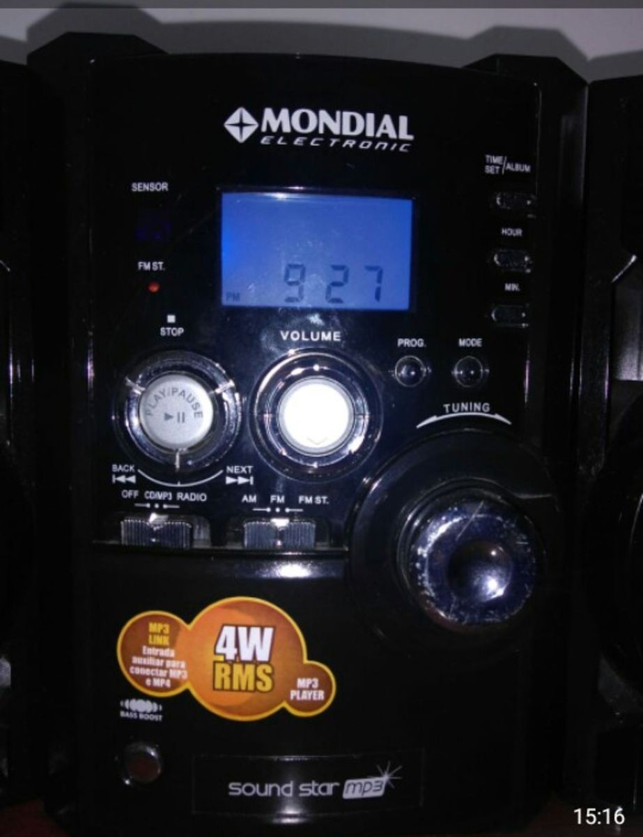 Mini System Mondial | Item de Música Mondial Usado 29192917 | enjoei