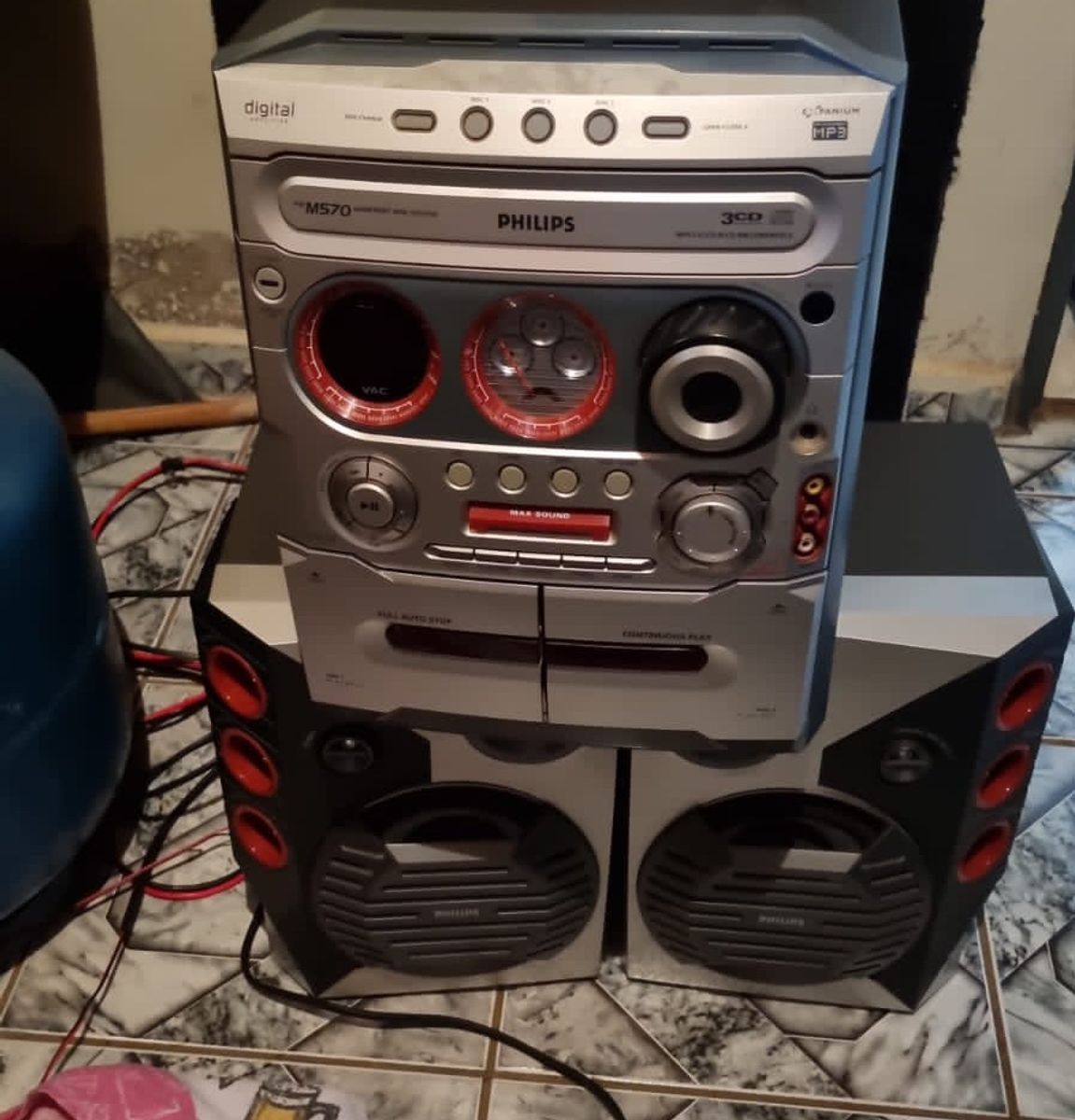 Mini System Philips M570 | Item de Música Philips Usado 80088939 | enjoei