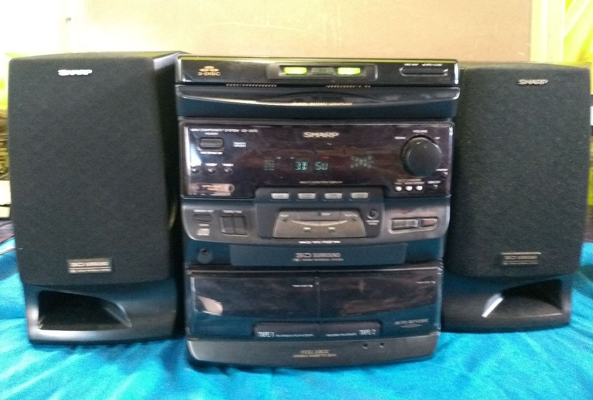 Mini System Sharp ( Leia Descrição) | Eletrodoméstico Sharp Usado ...