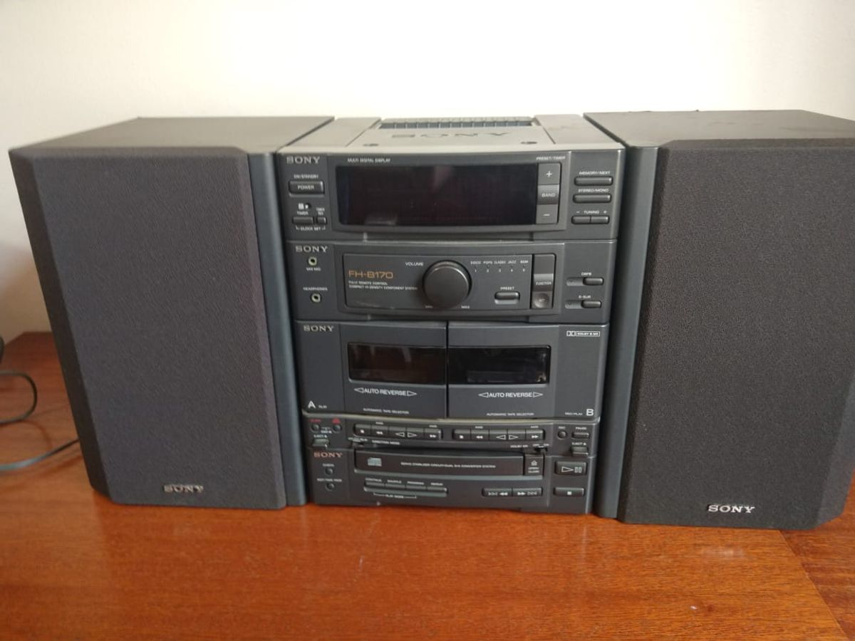 Mini System Sony Fh-b170 (peça Vintage !!!!) | Produto Vintage e Retro ...