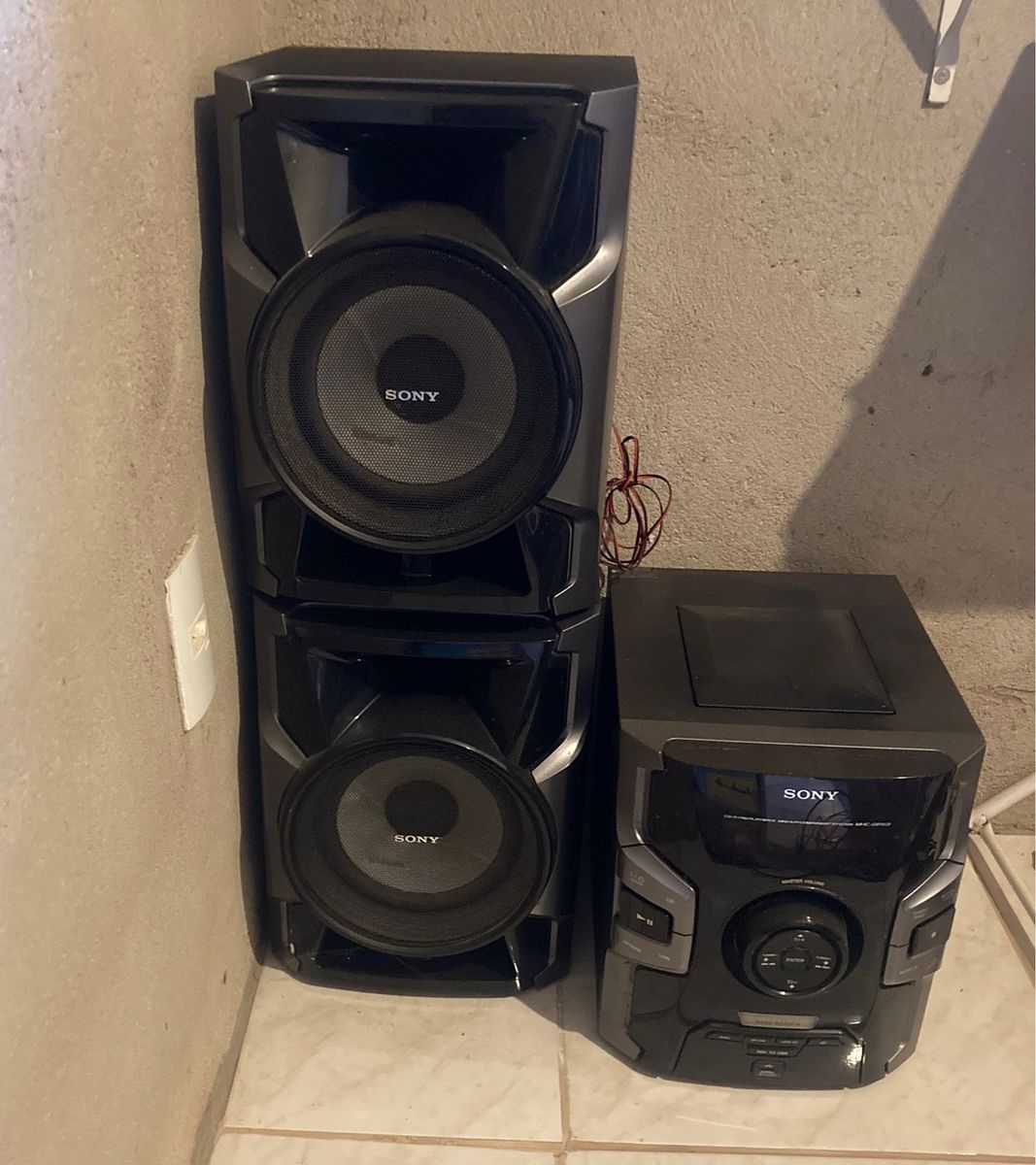 Mini System Sony Mhc-gpx3 | Item de Música Sony Usado 77344904 | enjoei