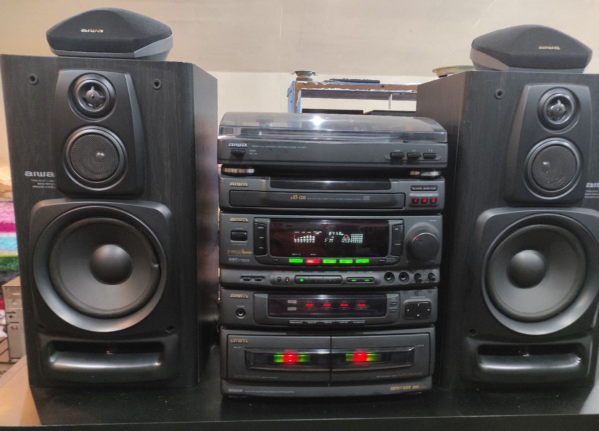 Mini System Sony Z1900 | Produto Vintage e Retro Aiwa Usado 70763868 ...
