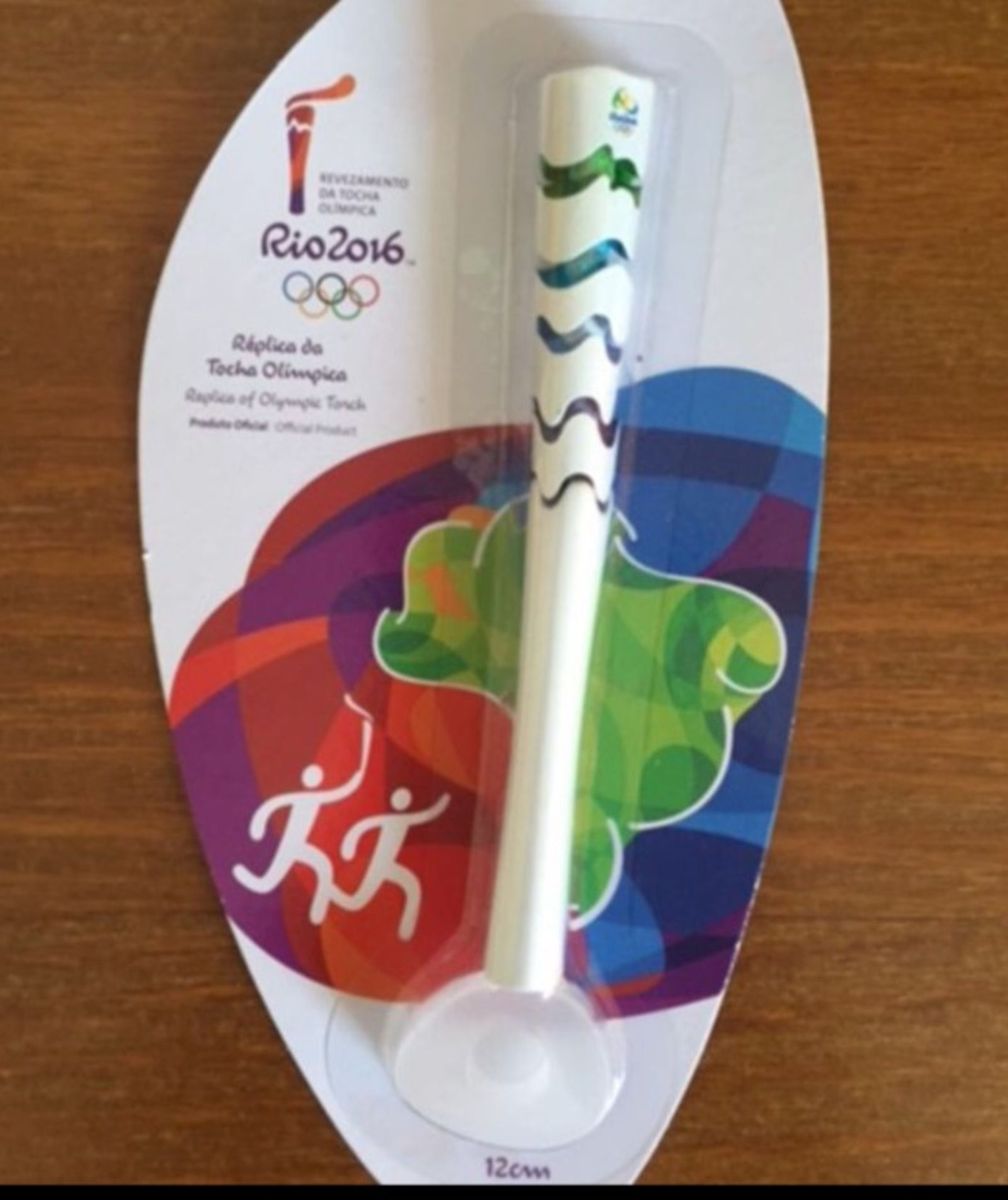 Mini Tocha Olímpica Rio 2016 | Cacareco Rio 2016 Nunca Usado 18865922 ...