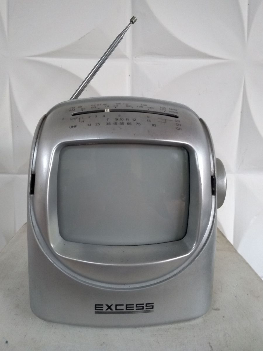 Mini Tv Rádio Excess 5.5" | Eletrodoméstico Excess Usado 65630171 | enjoei
