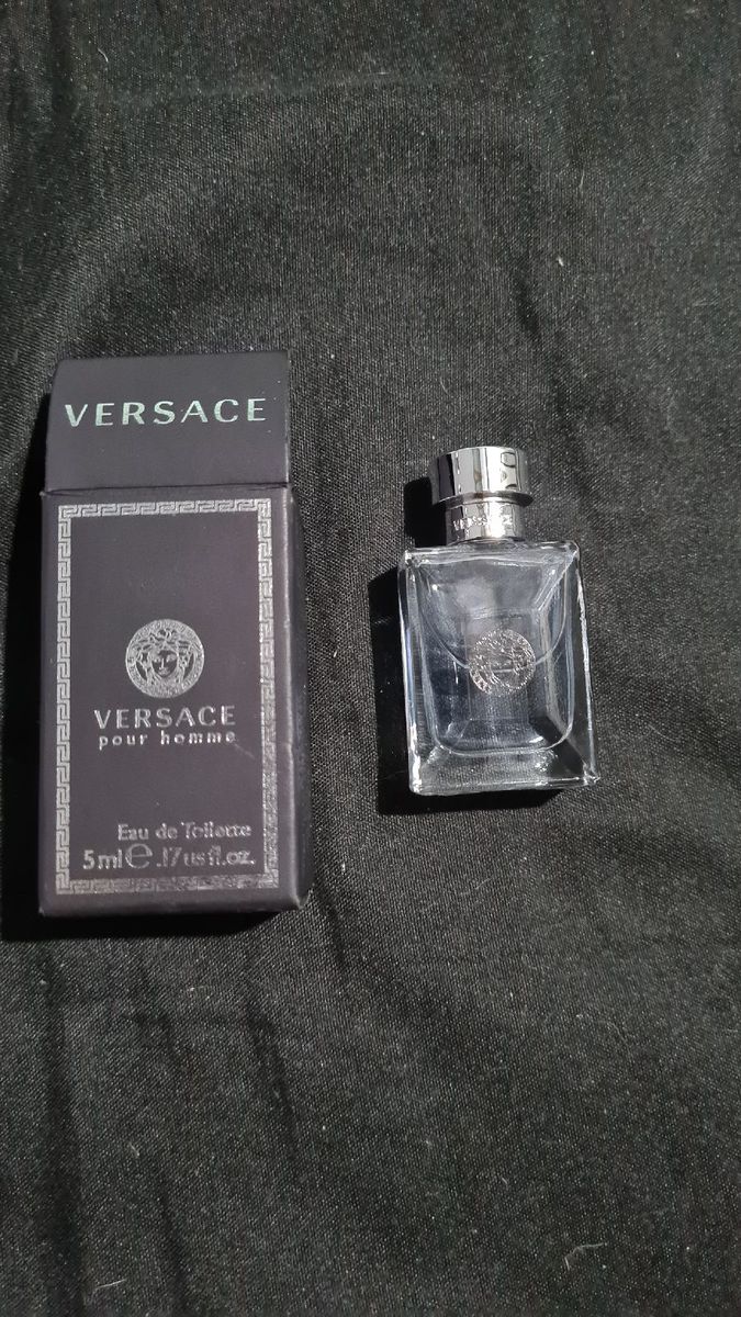 Mini Versace Pour Homme 5ml | Perfume Masculino Versace Nunca Usado ...