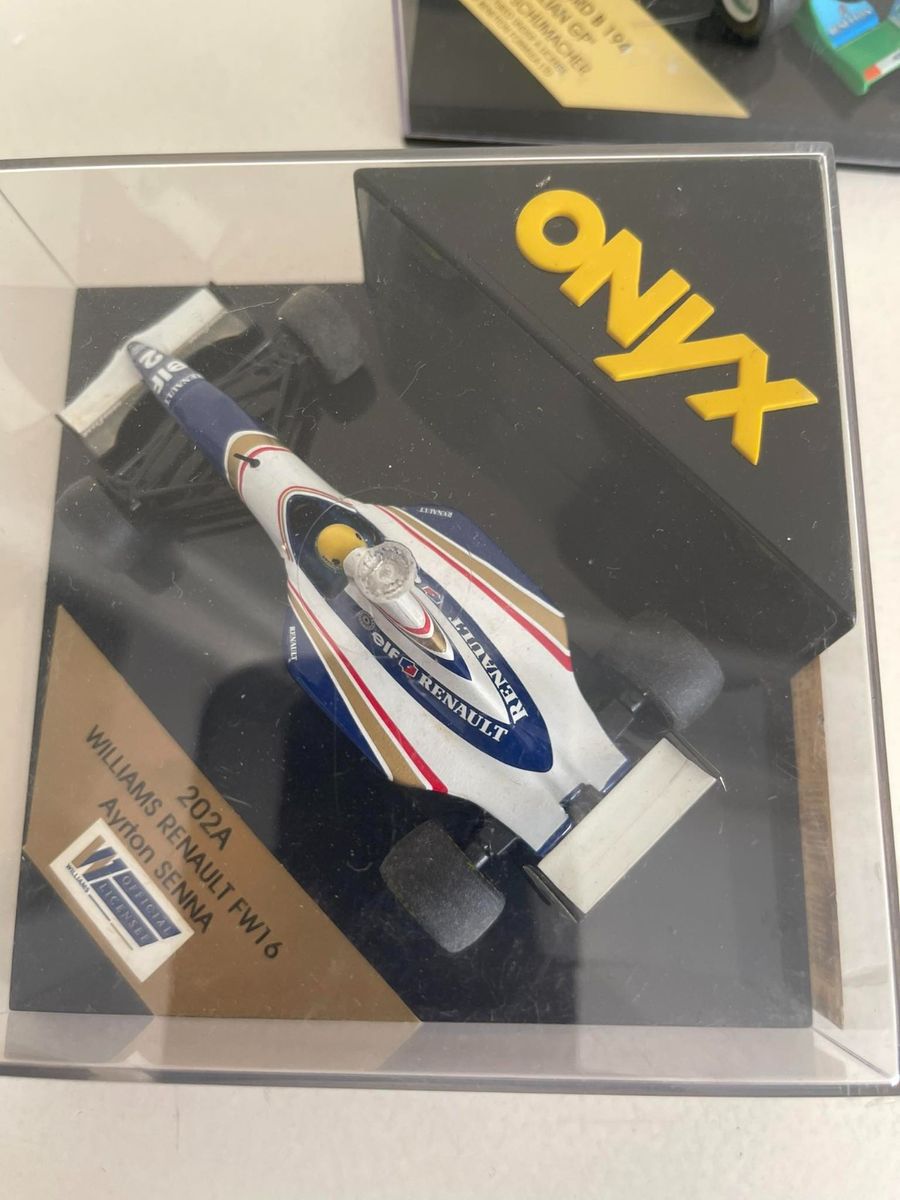 Miniatura 1:43 Formula 1 Willians Renault Fw 16 202a Ayrton Senna | Produto Vintage e Retro Onyx ...