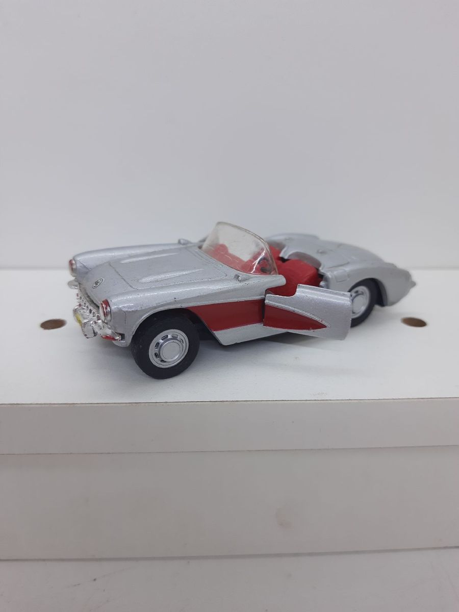 Miniatura Chevrolet Corvette 1957 Escala 1/39 | Brinquedo para Bebês ...