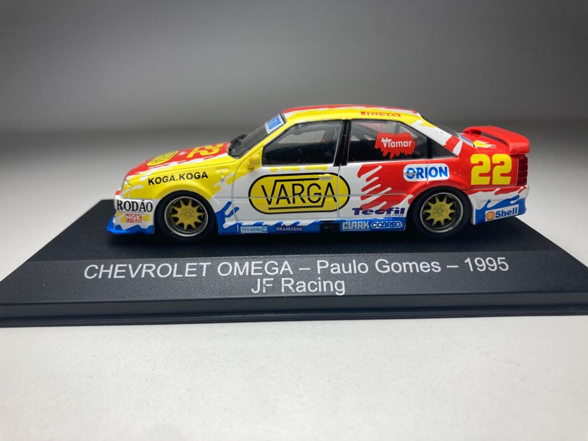Miniatura Chevrolet Omega Stock Car Piloto Paulo Gomes 1995 de Agostini ...