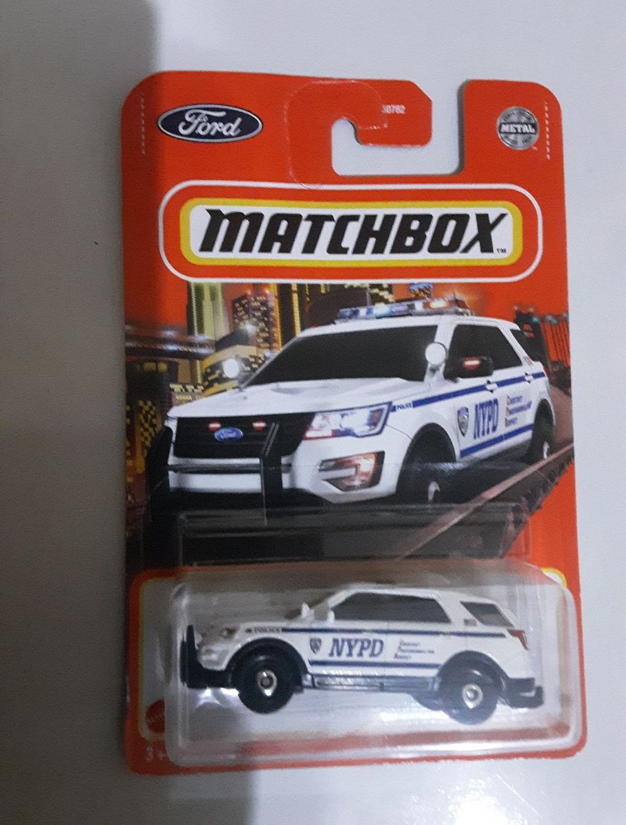 Miniatura Matchbox Police Nypd | Brinquedo Matchbox Nunca Usado ...