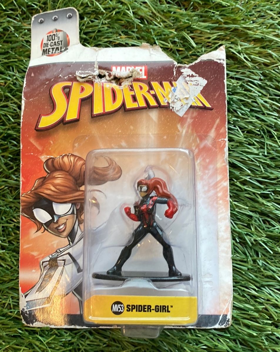 Miniatura Nano Metalfigs Spider Girl | Brinquedo Dtc Usado 79833605 ...