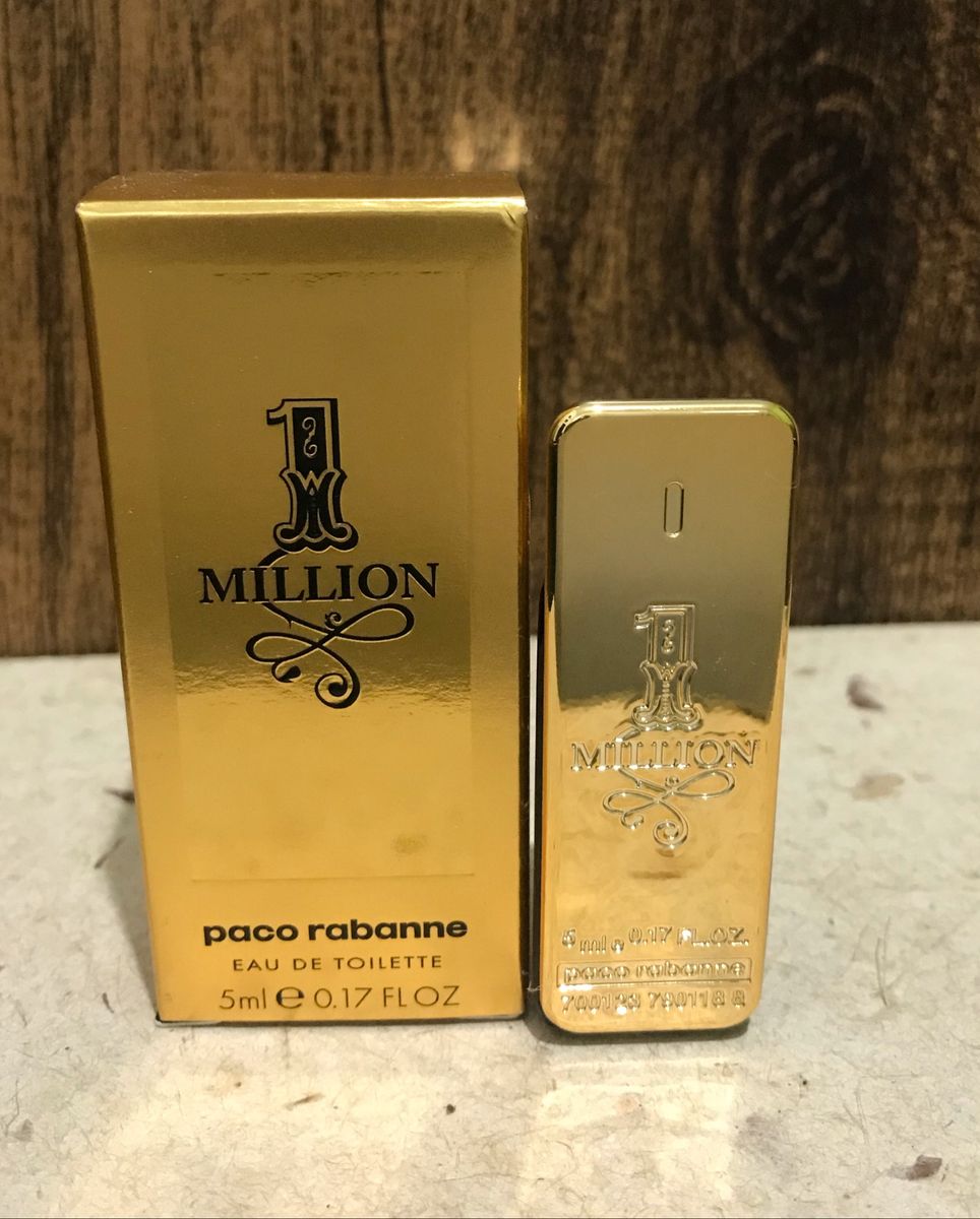 Miniatura One Million 5 Ml | Perfume Masculino Paco Rabanne Nunca Usado ...