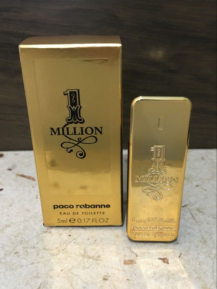 Miniatura One Million 5 Ml | Perfume Masculino Paco Rabanne Nunca Usado ...
