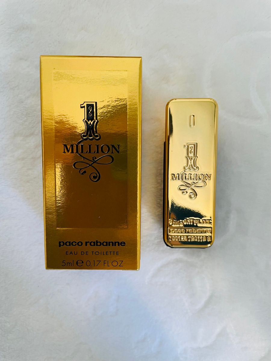 Miniatura One Million Edt | Perfume Masculino Paco Rabanne Nunca Usado ...