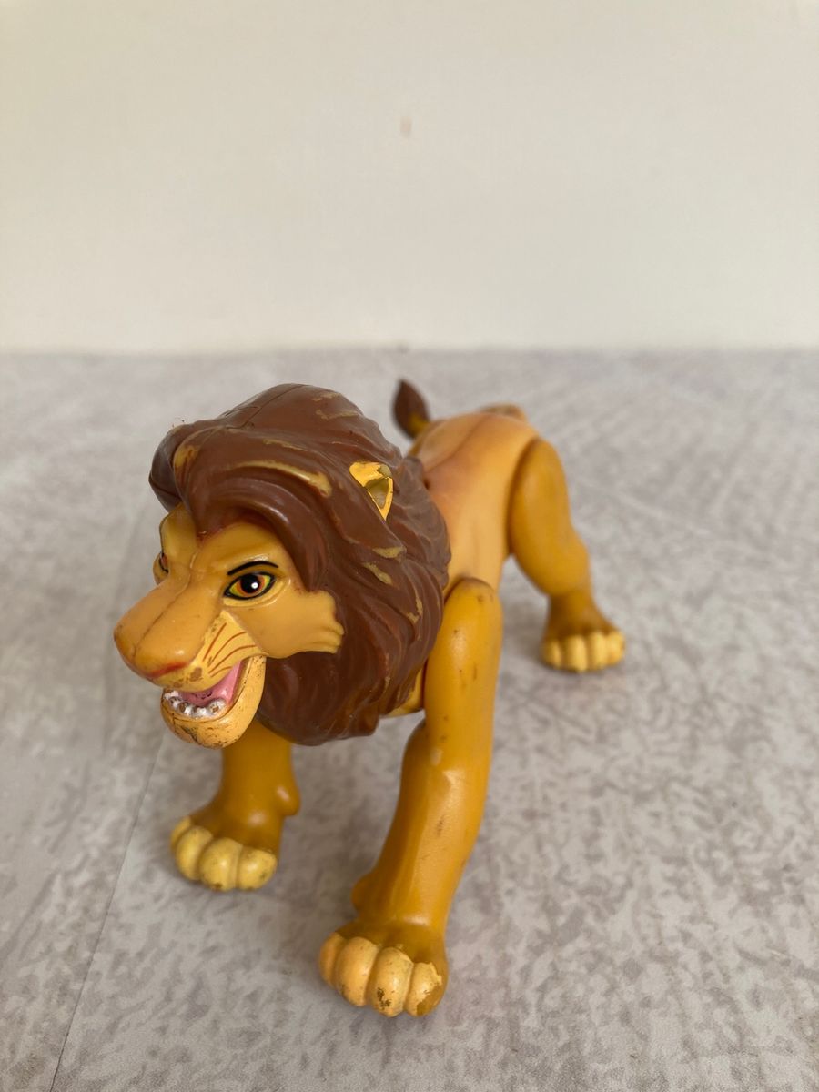 Miniatura Simba Articulado Mattel 94 Disney | Brinquedo Disney Usado ...