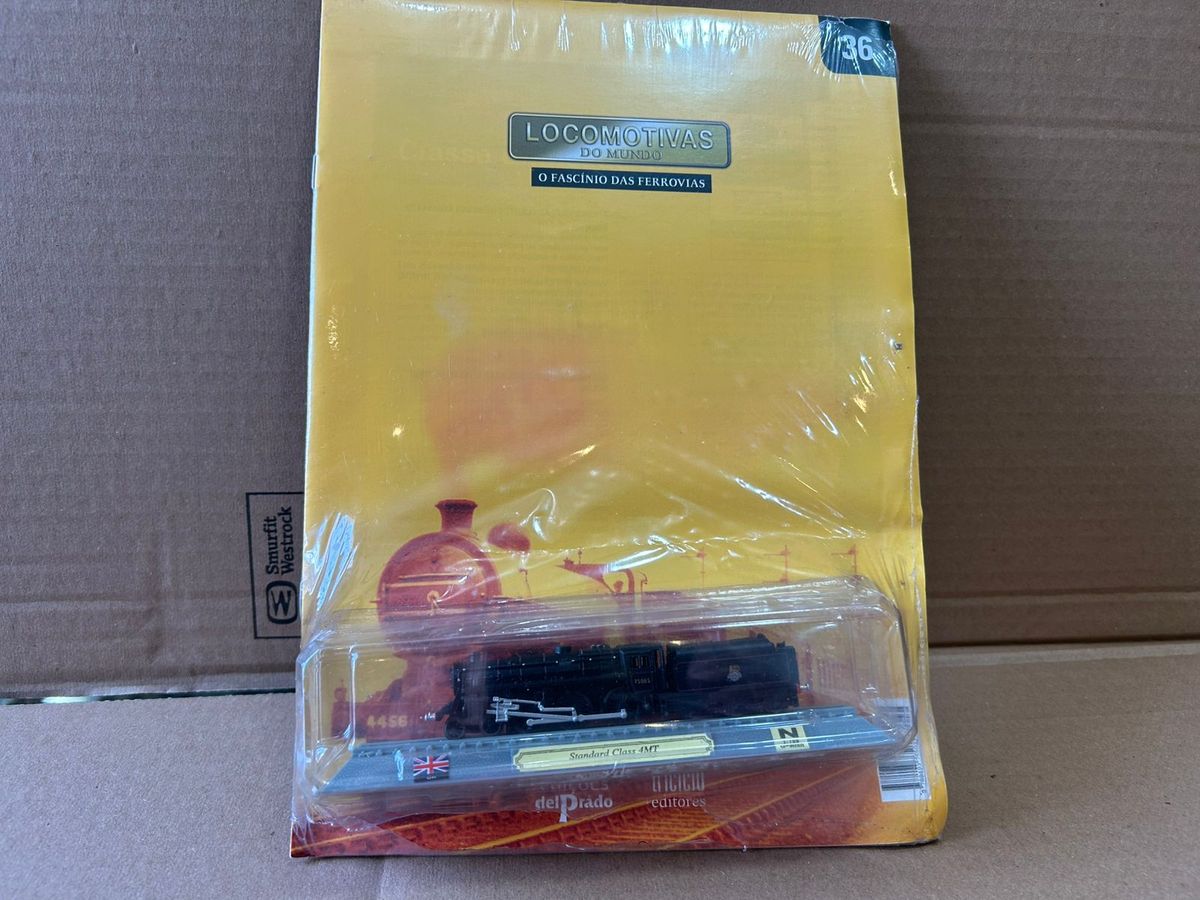 Miniatura Trem 1:160 Standard Class 4mt Nº36 Locomotivas do Mundo O ...