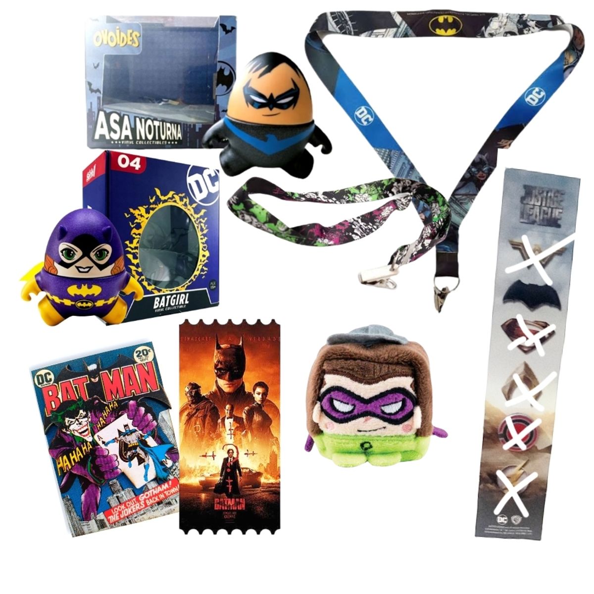 Miniatura Universo Batman Omelete Box Cinemark Ccxp Coringa Asa Noturna ...