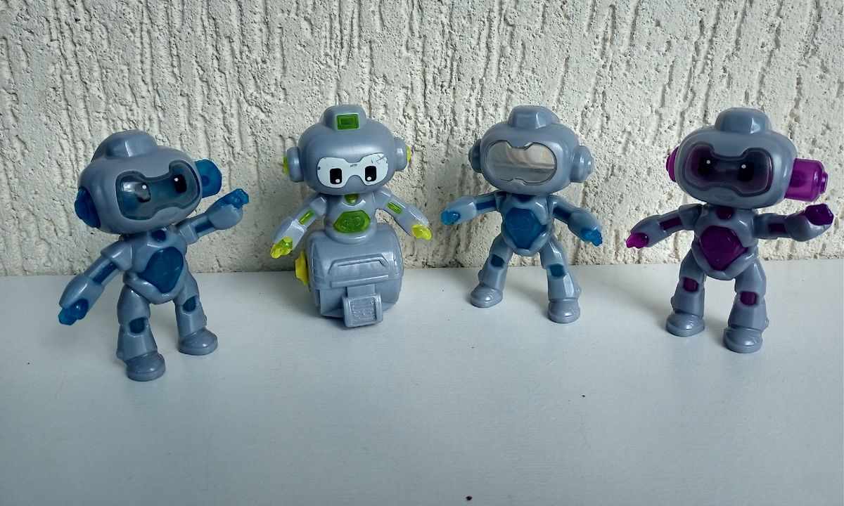 Miniaturas Robôs Discorvery Robots Mcdonald's 9 Centímetros | Brinquedo ...