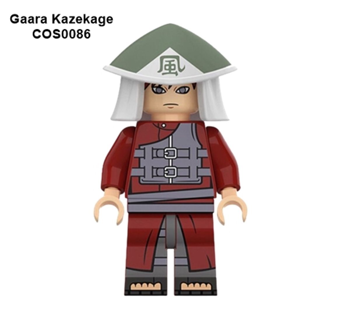 Minifigura Bloco de Montar Gaara da Areia Kazekage Naruto Anime Lego ...