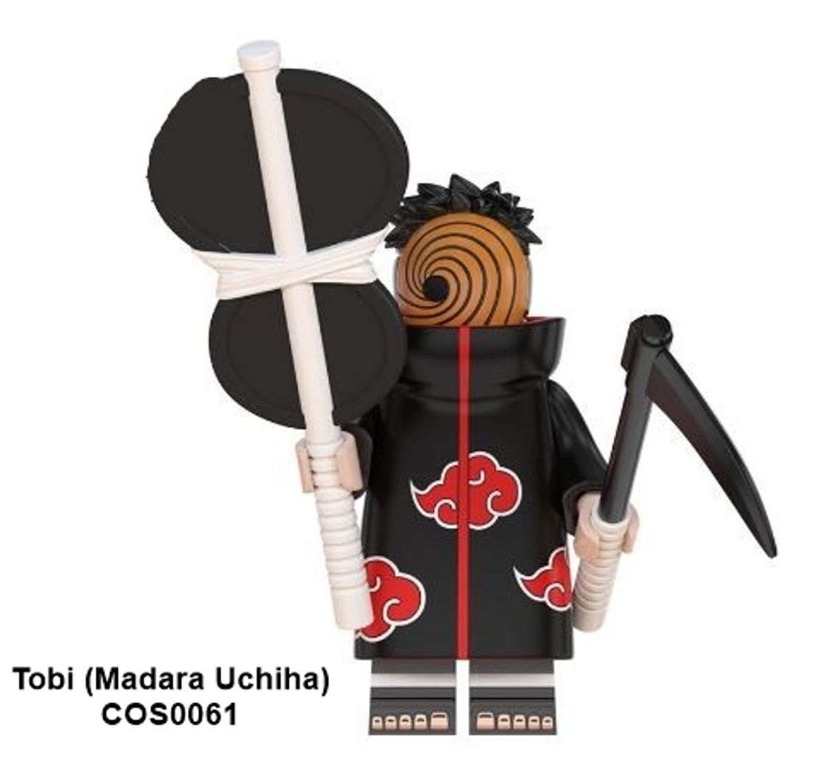 Minifigura Bloco de Montar Tobi Madara Uchiha Manto Akatsuki Ninja ...