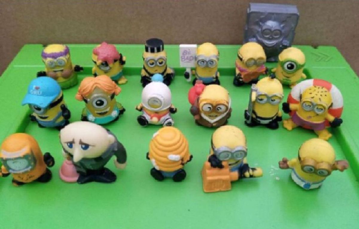 Minions,18 Unid.colecionáveis,de Borracha | Brinquedo Usado 75037805 ...