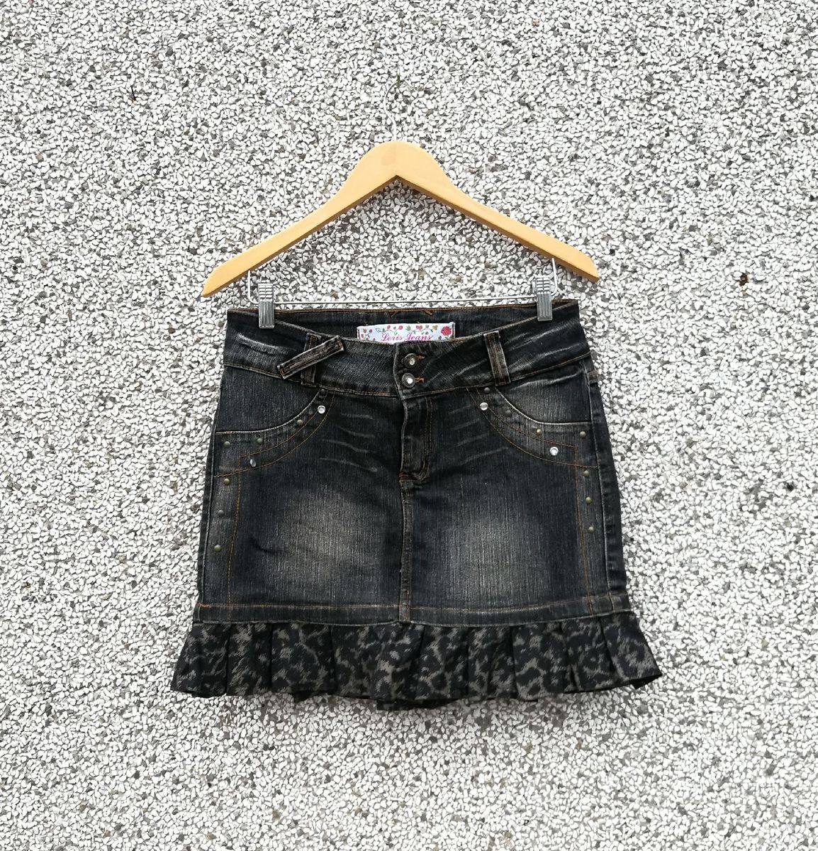 Minissaia Jeans Anos 2000 Saia Feminina Leris Jeans Usado 80576652