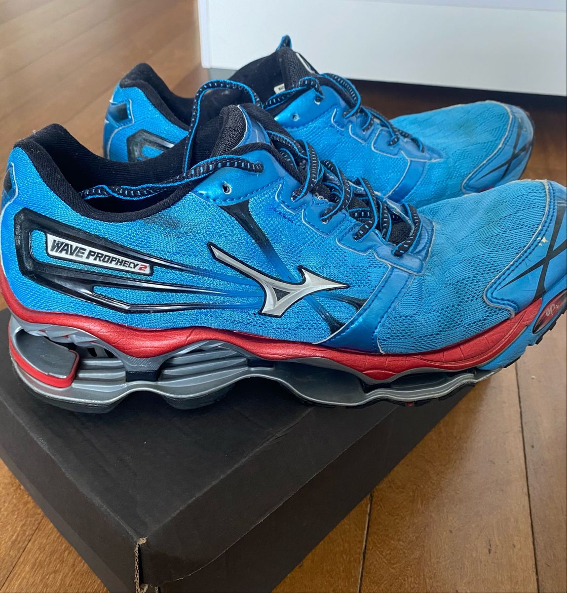 Mizuno Pro 2 Azul Raríssimo Original | Tênis Masculino Mizuno Usado ...