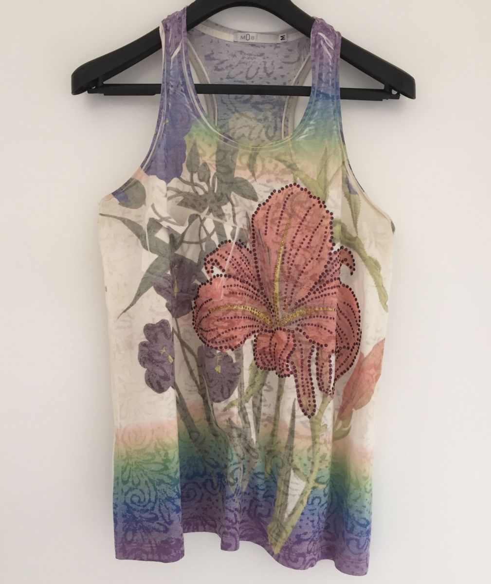Mob Flores! | Blusa Feminina Mob Usado 14130799 | enjoei