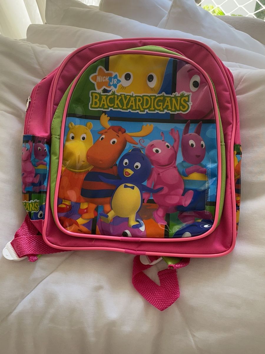 Mochila Backyardigans Rosa e Verde | Item Infantil Backyardigans Nunca ...