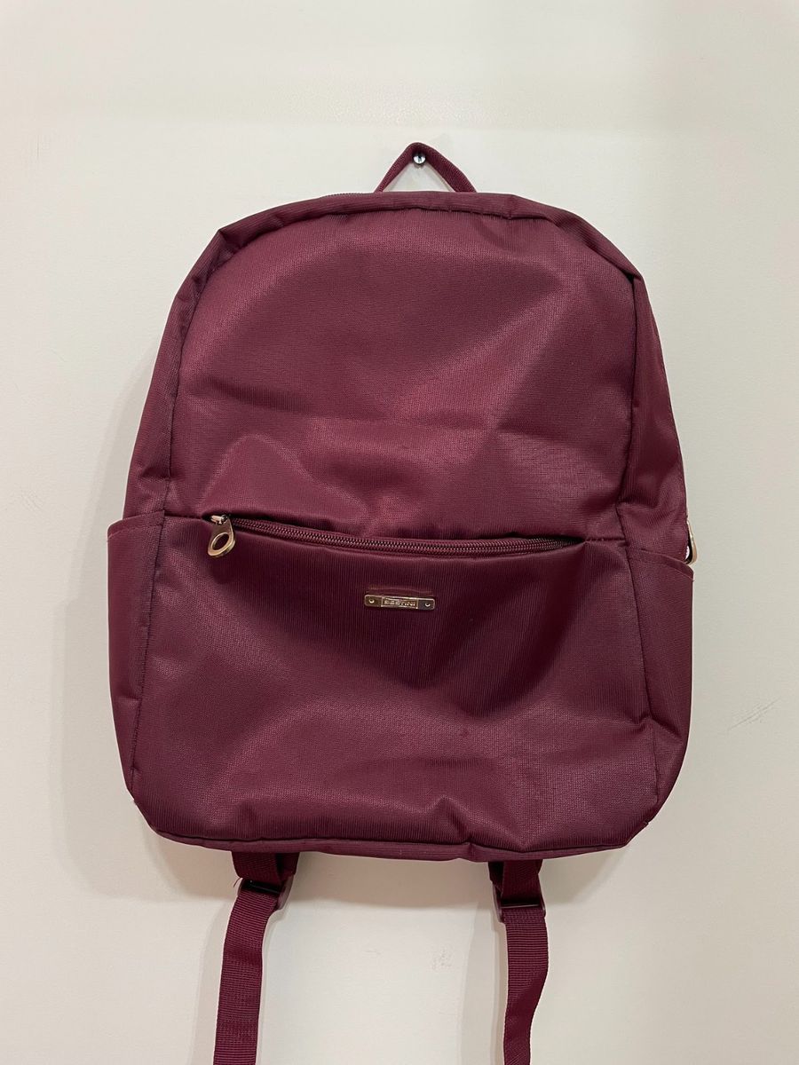 Mochila Cor Vinho para Notebook Compacta e Leve da Sestini | Mochila ...