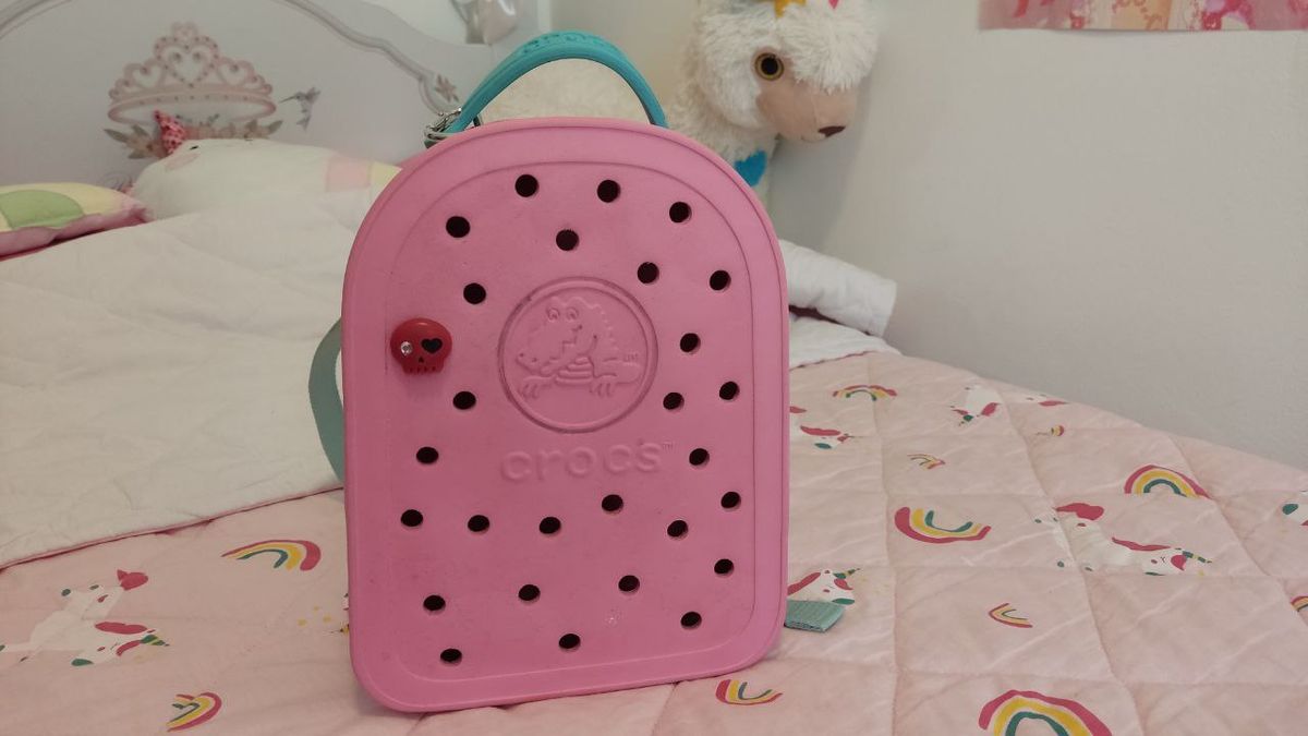 Mochila Crocs Rosa Original | Item Infantil Crocs Usado 83380159 | enjoei