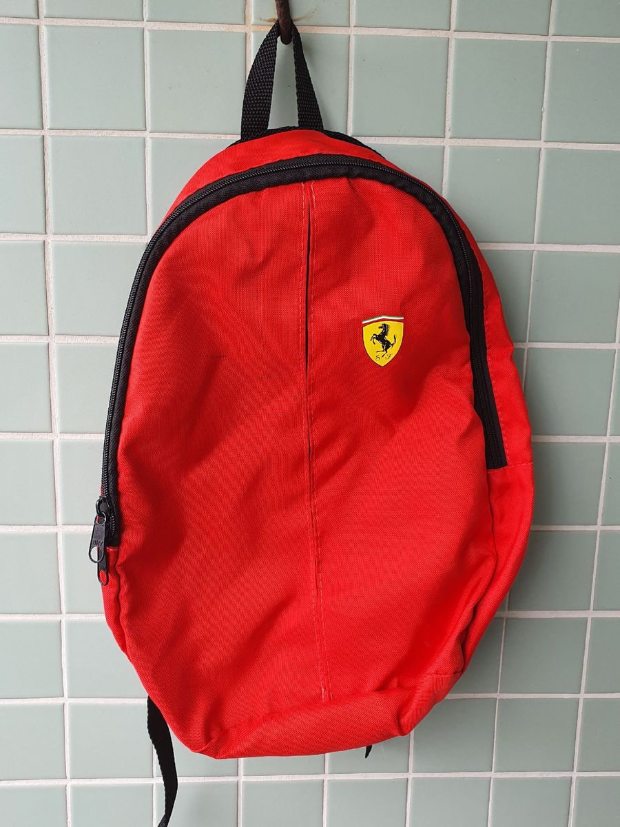 Mochila Ferrari Vermelha | Mochila Feminina Ferrari Usado 52795330 | enjoei