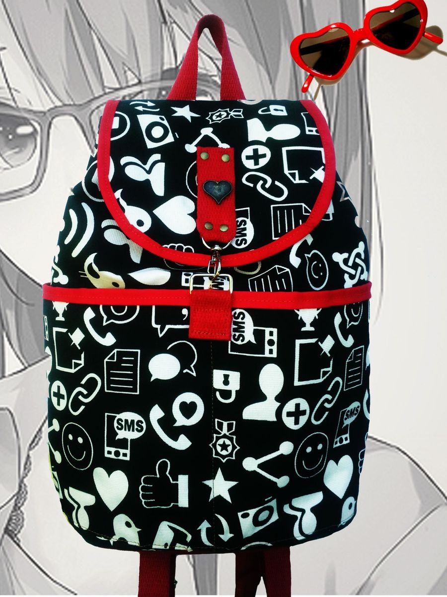 Mochila Funny | Mochila Feminina La Linda Nunca Usado 1870080 | enjoei