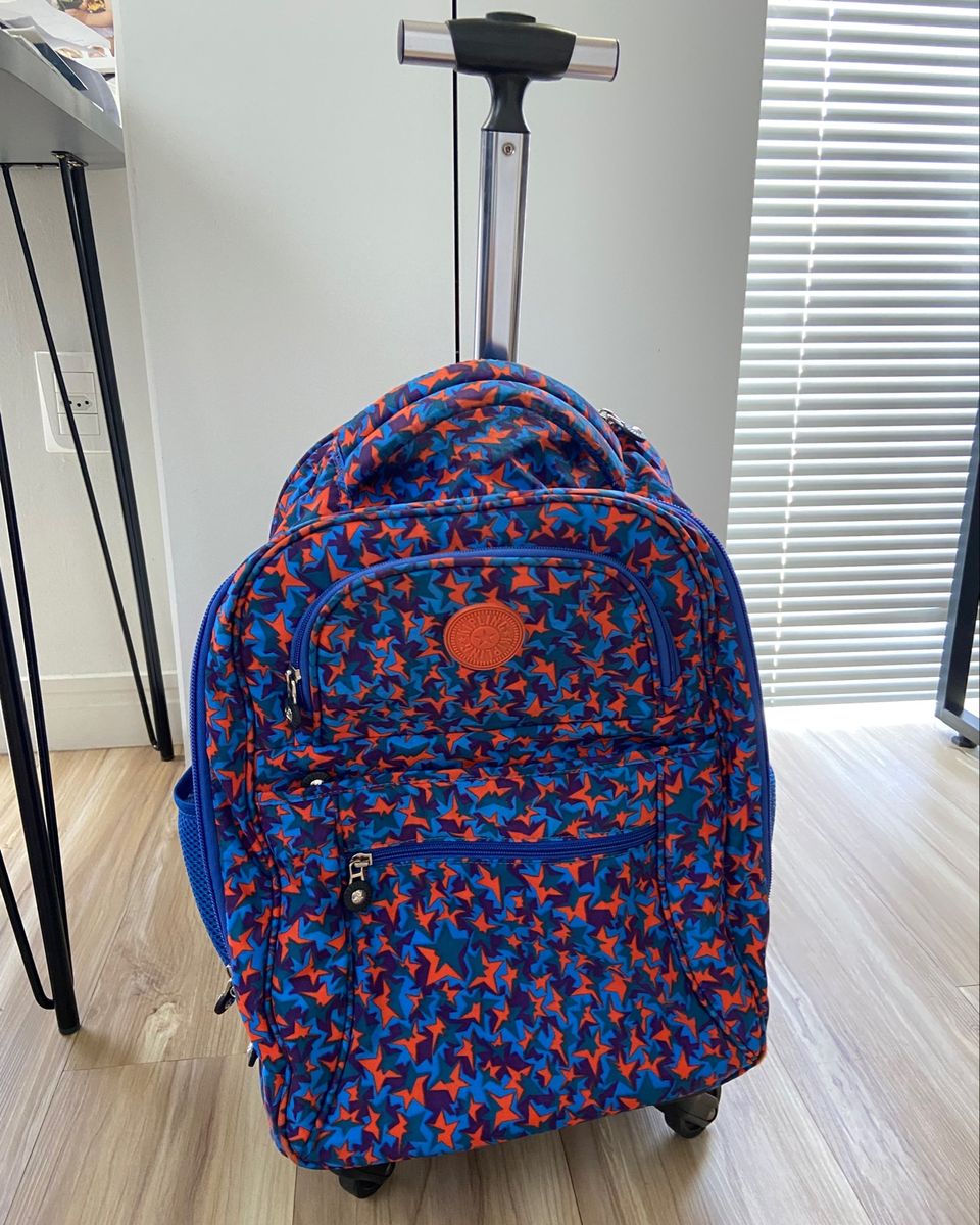 Mochila Kipling com 4 Rodinhas | Mochila Feminina Kipling Usado ...