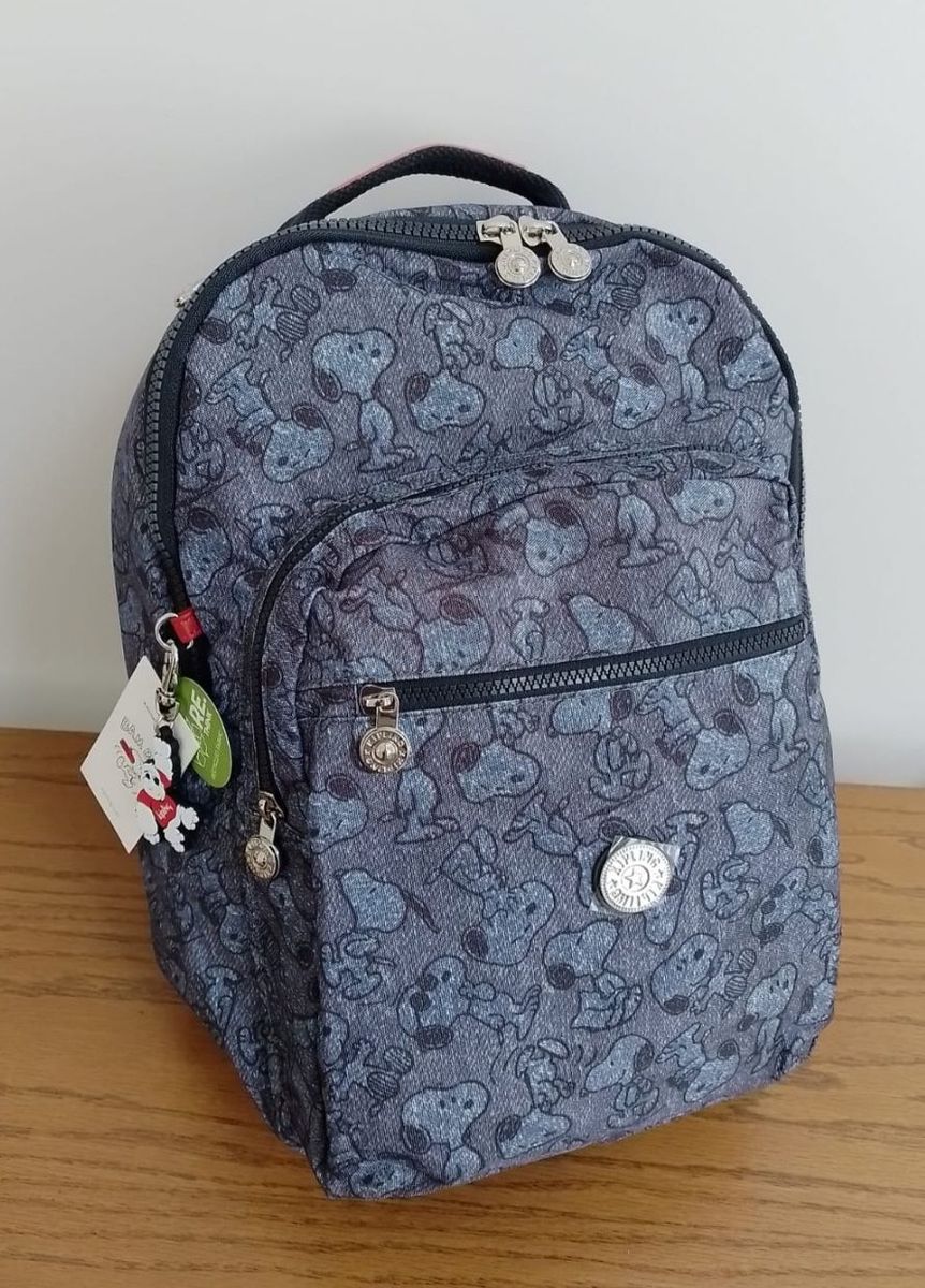 Mochila Kipling Seoul Snoopy | Mochila Feminina Kipling Nunca Usado ...