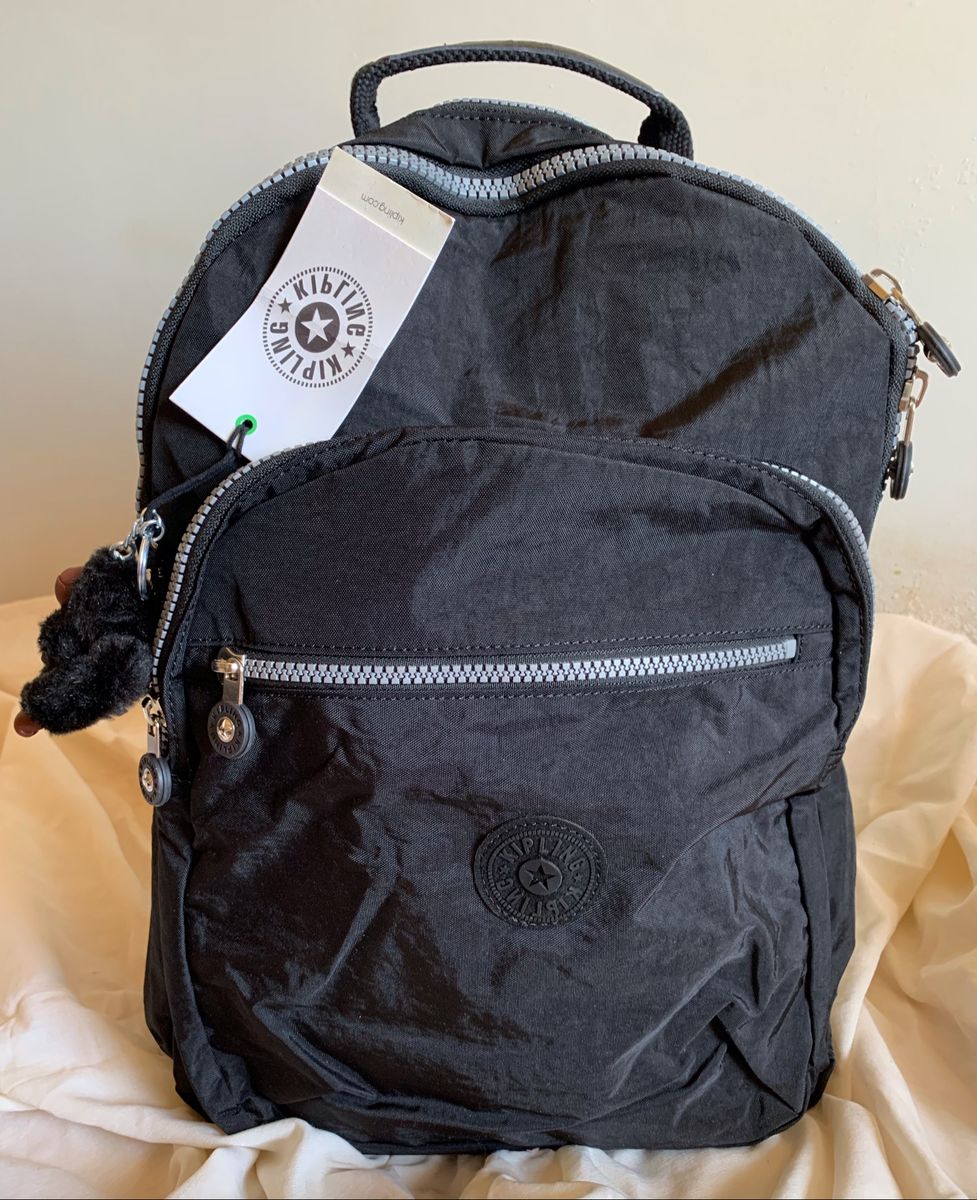 Mochila Kipling Seoul Up Preta Original Nova | Mochila Feminina Kipling Nunca Usado 75068780 ...