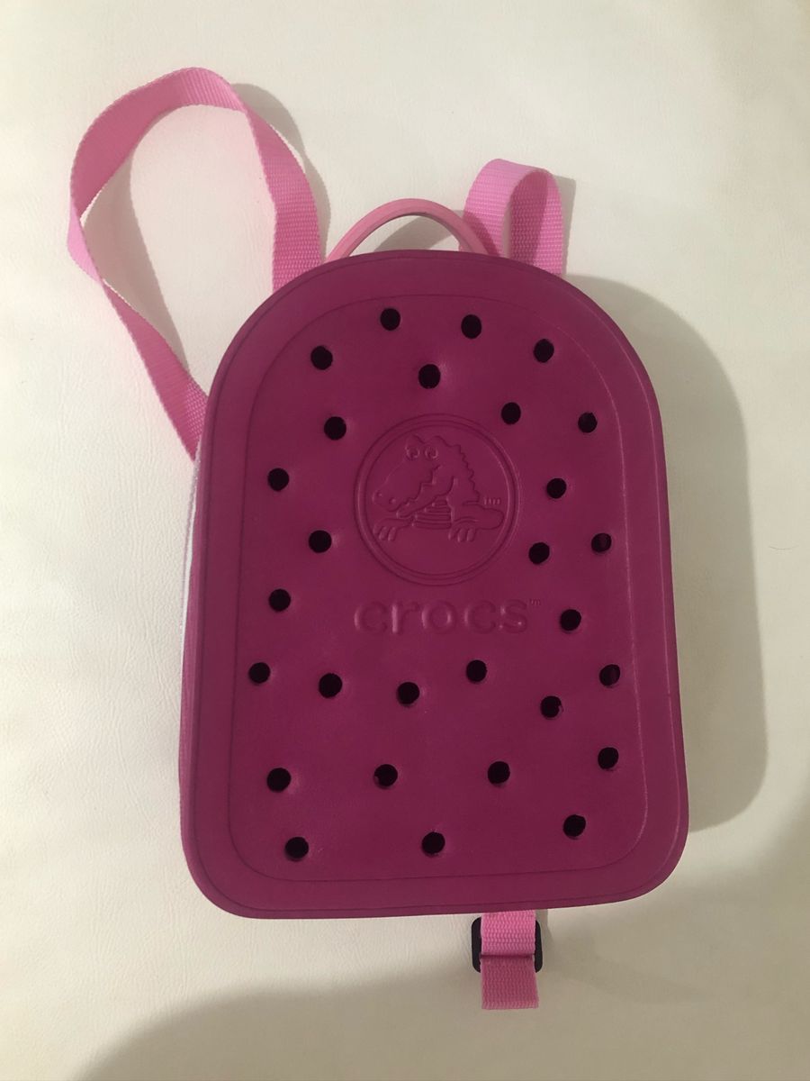 Mochila Lancheira Crocs Rosa | Item Infantil Crocs Usado 60671518 | enjoei