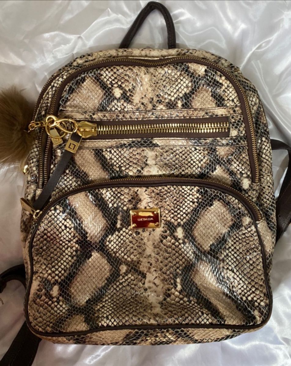 Mochila Luz da Lua Python | Mochila Feminina Luz Da Lua Usado 76985531 | enjoei