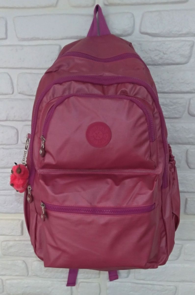 Mochila Metallic Pink Kipling | Mochila Feminina Kipling Novo 39325470 ...