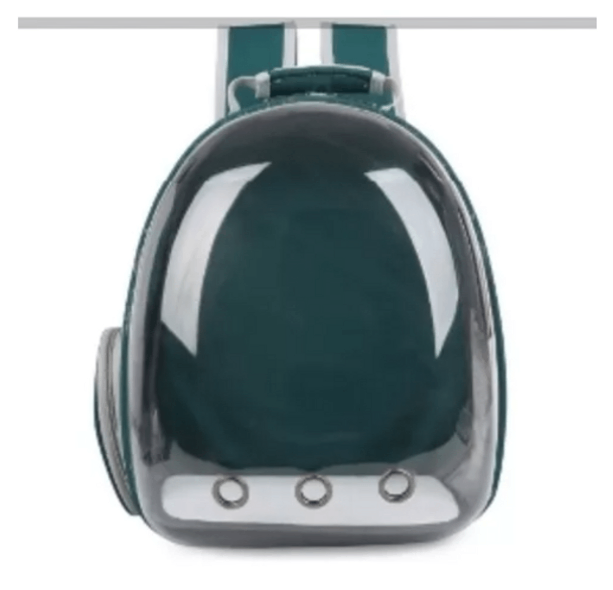 Mochila Para Cães E Gatos Bolsa Espacial Portátil Cor Verde Item P